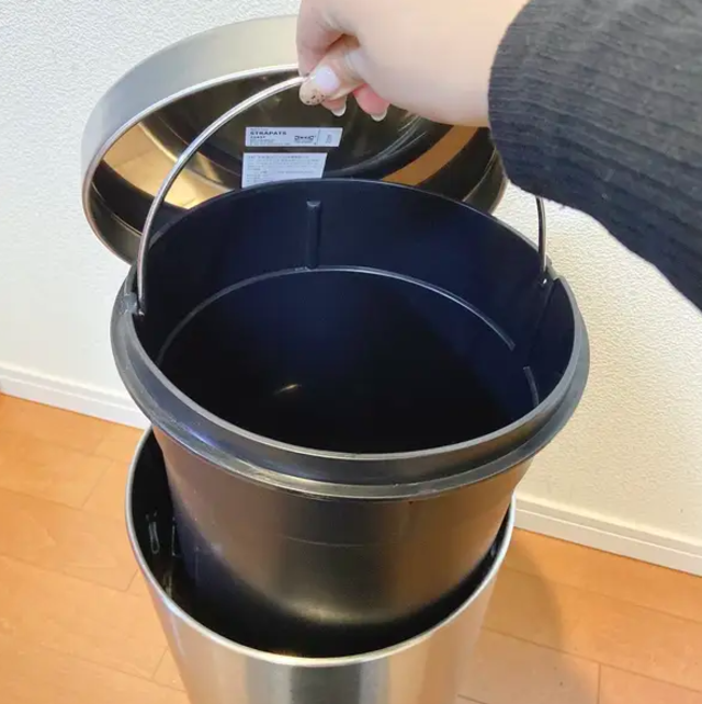 写真 (3枚目) - これならお部屋に置きたい！IKEA・無印・ダイソーで買える「優秀ゴミ箱」3選 - LOCARI（ロカリ）