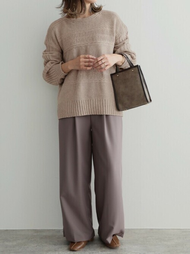 写真 (9枚目) - ご近所にも通勤にも！fifth・神戸レタスetcの「キレイめワイドパンツ」12選 - LOCARI（ロカリ）