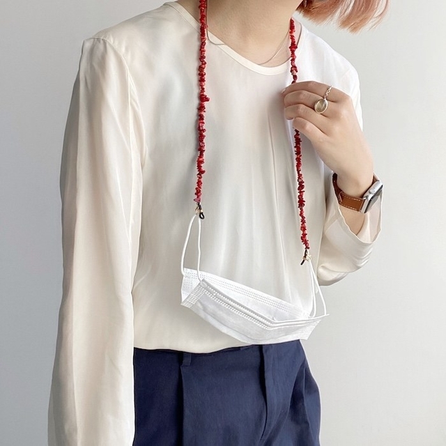 写真 (5枚目) - ZARAにもあったんだ！1990円で買える「マスクストラップ」がむっちゃオシャレなんです！ - LOCARI（ロカリ）