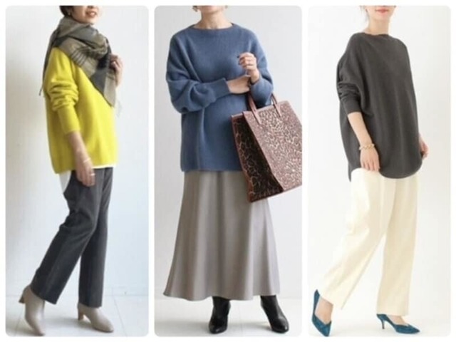 写真 (1枚目) - 40代がゆるニットを着る時にやりがちなNGコーデ5 - LOCARI（ロカリ）