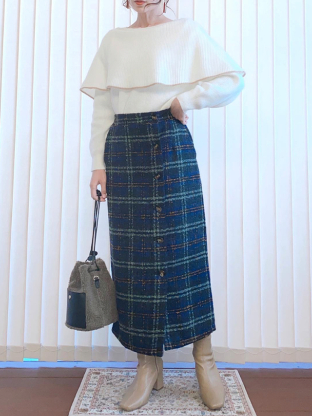 写真 (20枚目) - 《2022冬》しまむらで作るスカートコーデ。高見えが叶う大人の着こなし術 - LOCARI（ロカリ）
