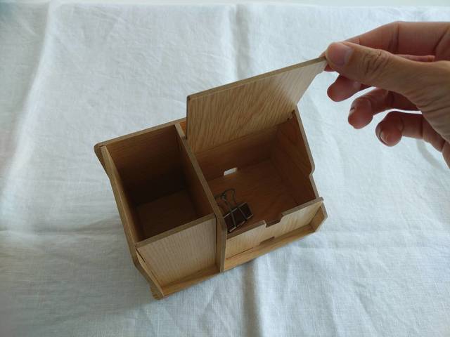 写真 (8枚目) - ダイソーの木目調「組立式小物収納」が110円とは思えない優秀アイテムだった。 - - LOCARI（ロカリ）