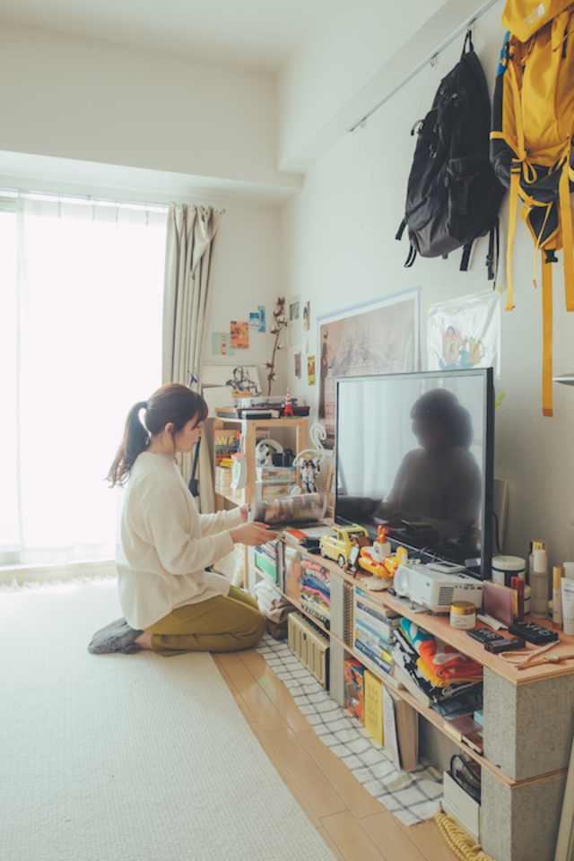 写真 (4枚目) - DIYの壁面収納に日々の好きが重なっていく。1K 26㎡ - LOCARI（ロカリ）