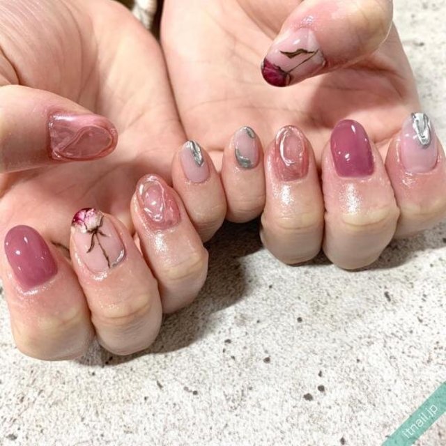 写真 (12枚目) - 心トキメク、《一輪挿しネイル》の特集♡人気デザインをCHECK - - LOCARI（ロカリ）