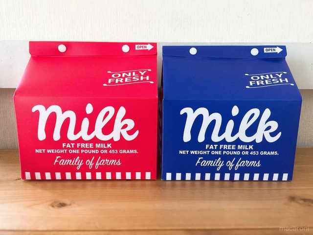 写真 (2枚目) - かわいさ全開♪ セリア「牛乳パック風BOX」は収納力も侮れない！ - LOCARI（ロカリ）