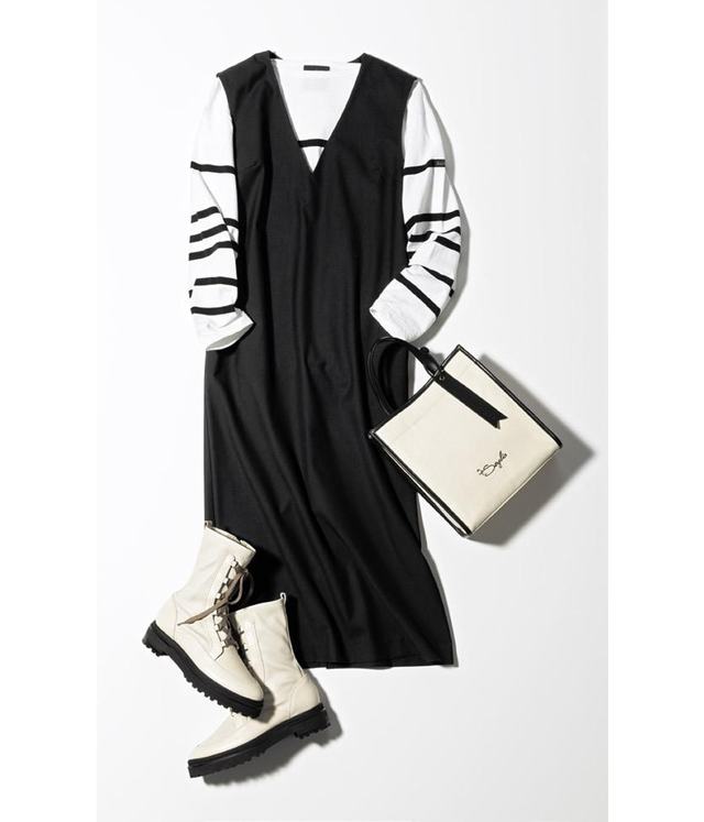 写真 (2枚目) - 大人のための「ジャンパースカート」コーデ14選[2023年最新] - LOCARI（ロカリ）