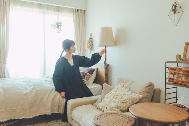 写真 (14枚目) - レイアウトとカラーバランスを意識した過ごしやすいお部屋づくり。1K・26㎡ - LOCARI（ロカリ）